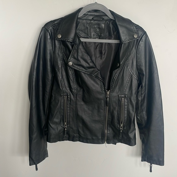 Max Studio | Jackets & Coats | Max Studios Vegan Leather Jacket | Poshmark